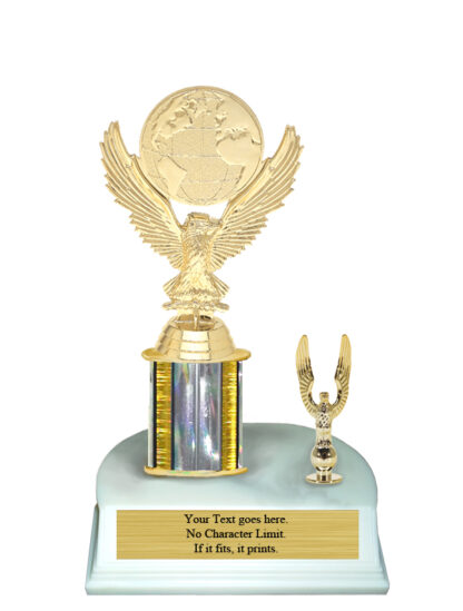 1 Column Eagle Trophies with Trim