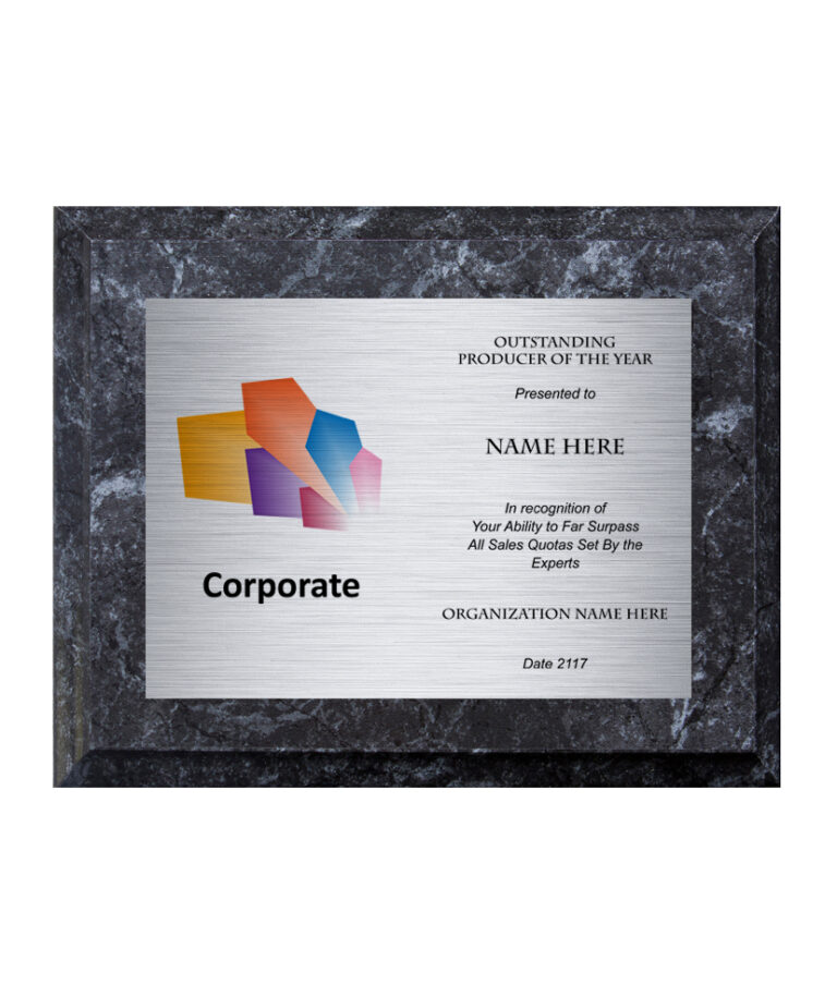 Color Printed Plaque - Total Recognition
